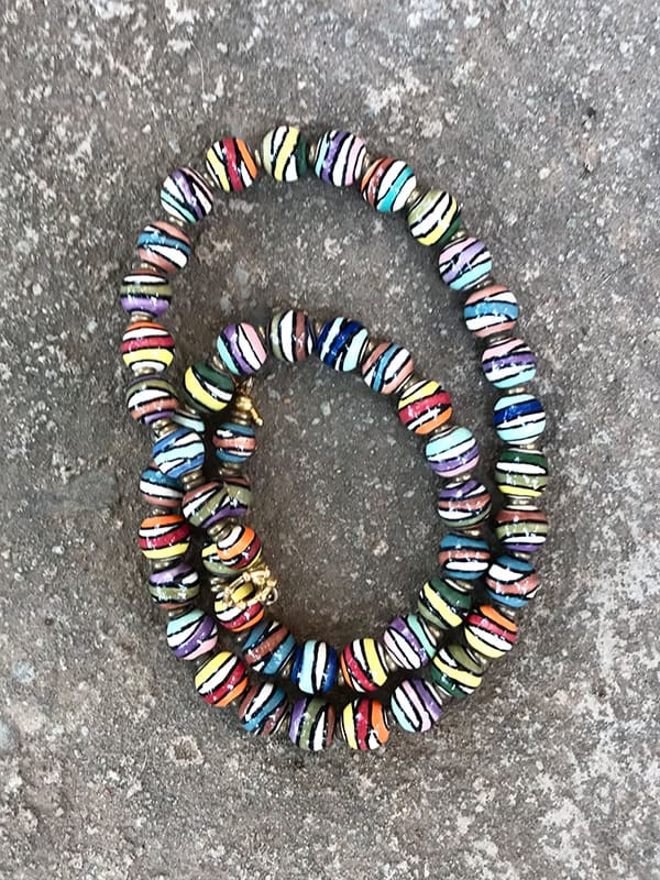 Twiggy Handmade Ceramic Bead Necklace